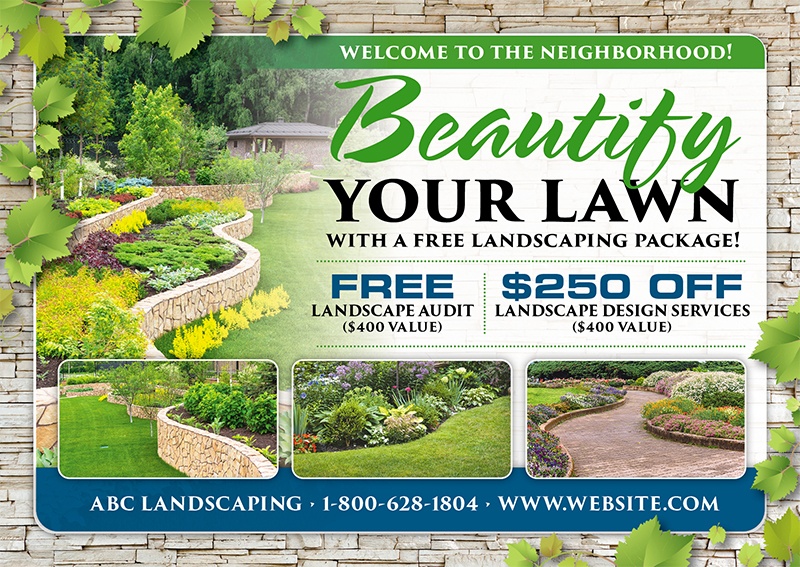 Landscaping Advertising | PostcardMania